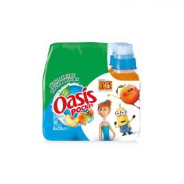 Oasis Peach and apricot lemonade 6-pack Order Online | Worldwide Delivery